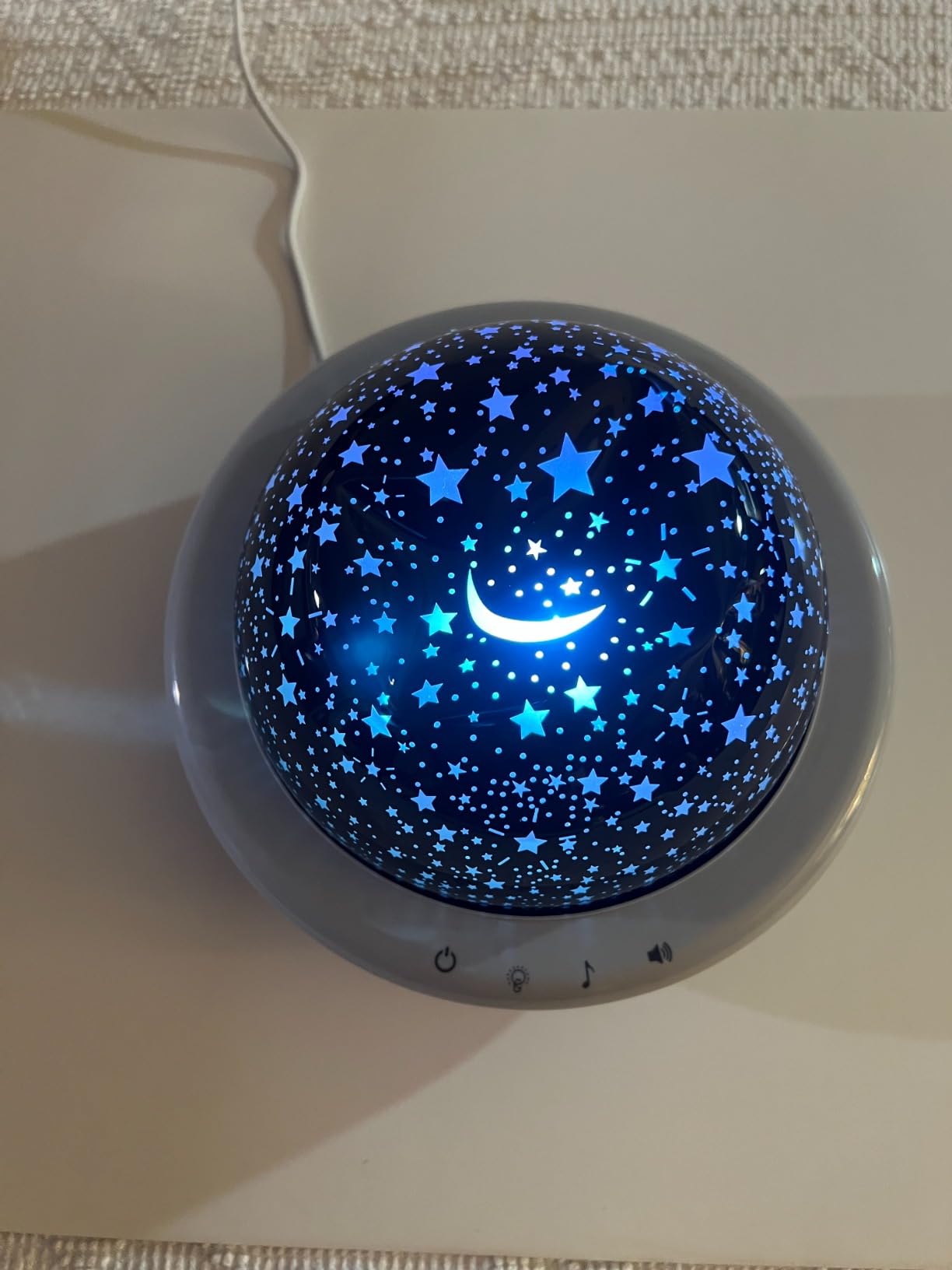 Zadro LED Star Night Light for Kids Room Starlight Projector with Multi ...