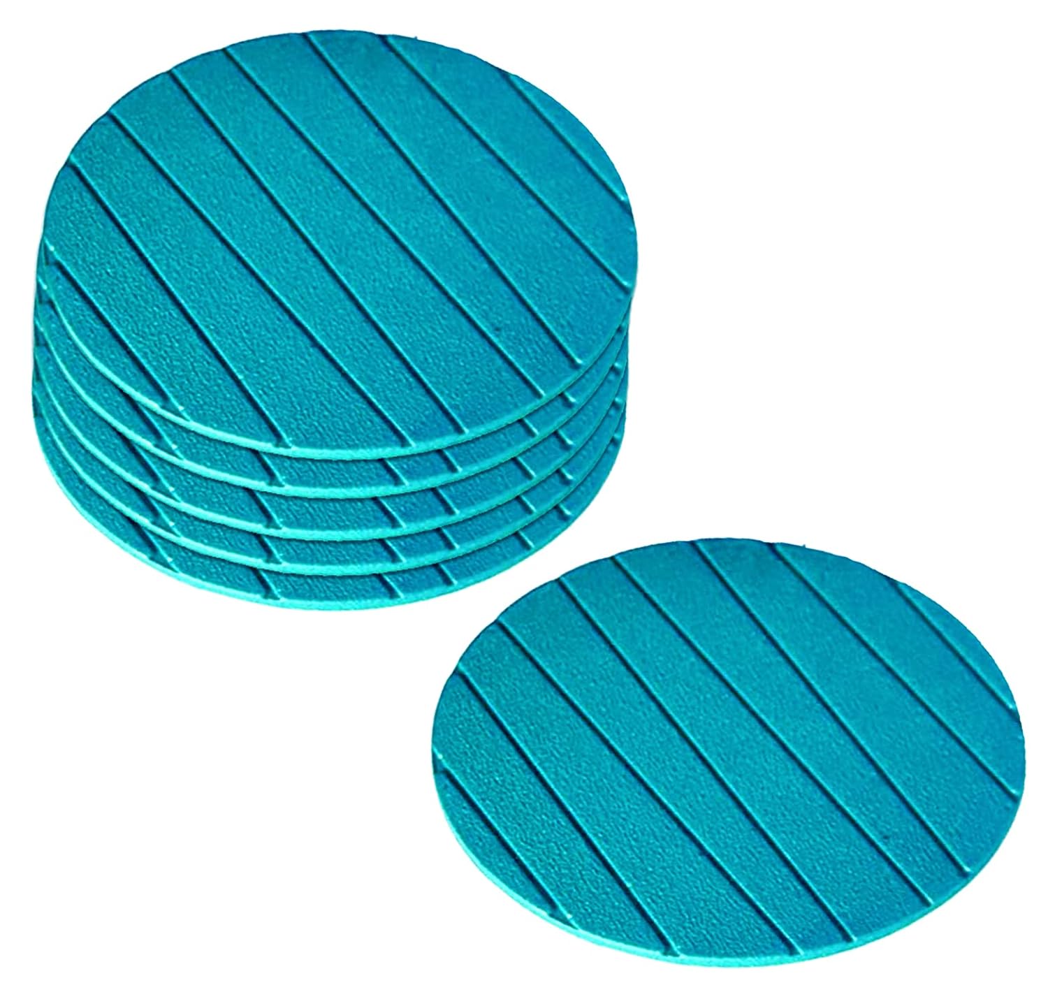 Kuber Industries Heat Insulation Coasters|Round Shape & Anti Slip EVA ...