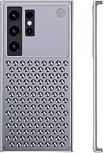 Amazon.com: Yohryi Metal Frameless Case for Samsung Galaxy S24 Ultra ...