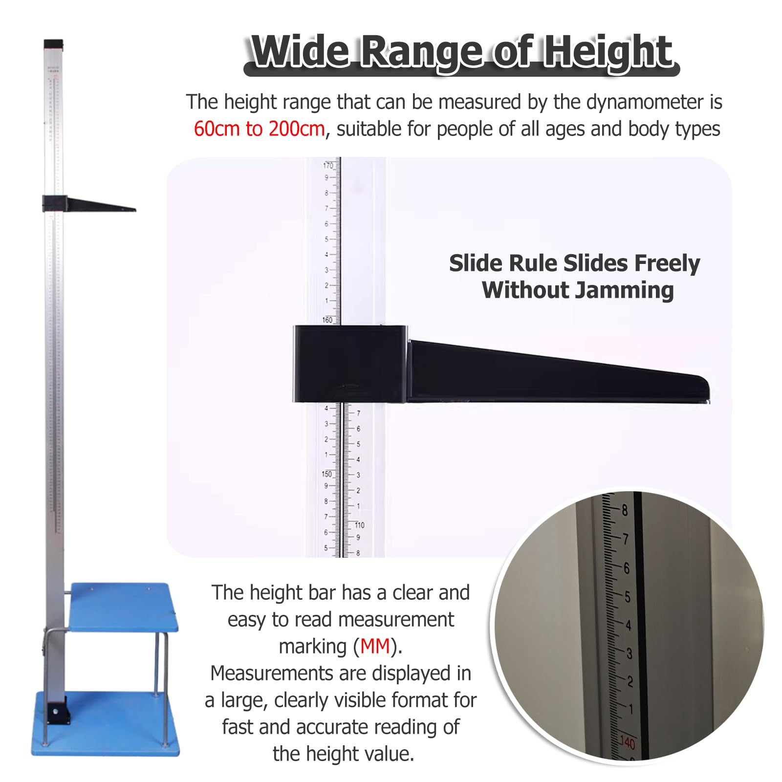 Medical Height Measuring Device Seca 222 Mechanical Telescopic