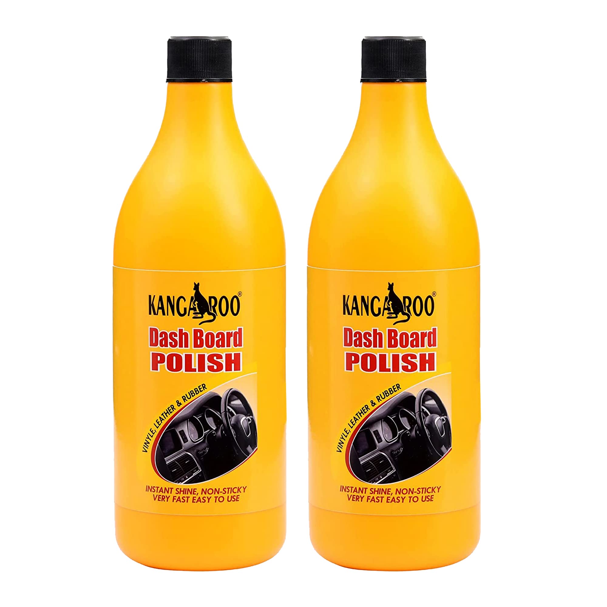 Kangaroo® Dashboard & Leather Polish 1 Litre (Pack of 2) : Amazon.in ...