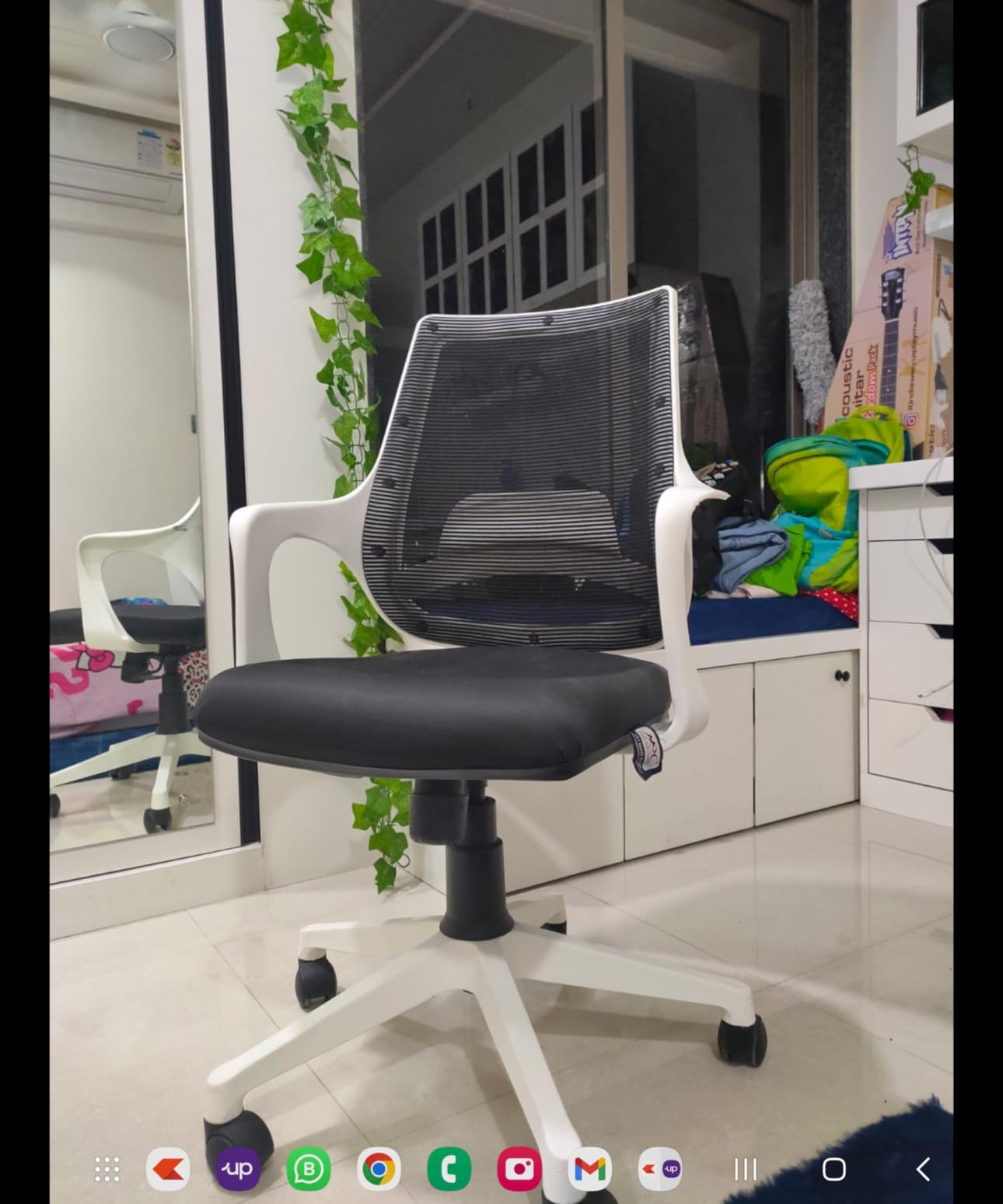 MRC Executive Mono Mesh Mid-Back Ergonomic Office Chair| Visitor Chair ...