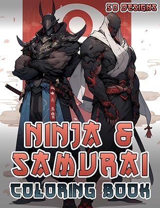 Amazon.com: Anime Ninja & Samurai Coloring Book: Manga Fighters ...