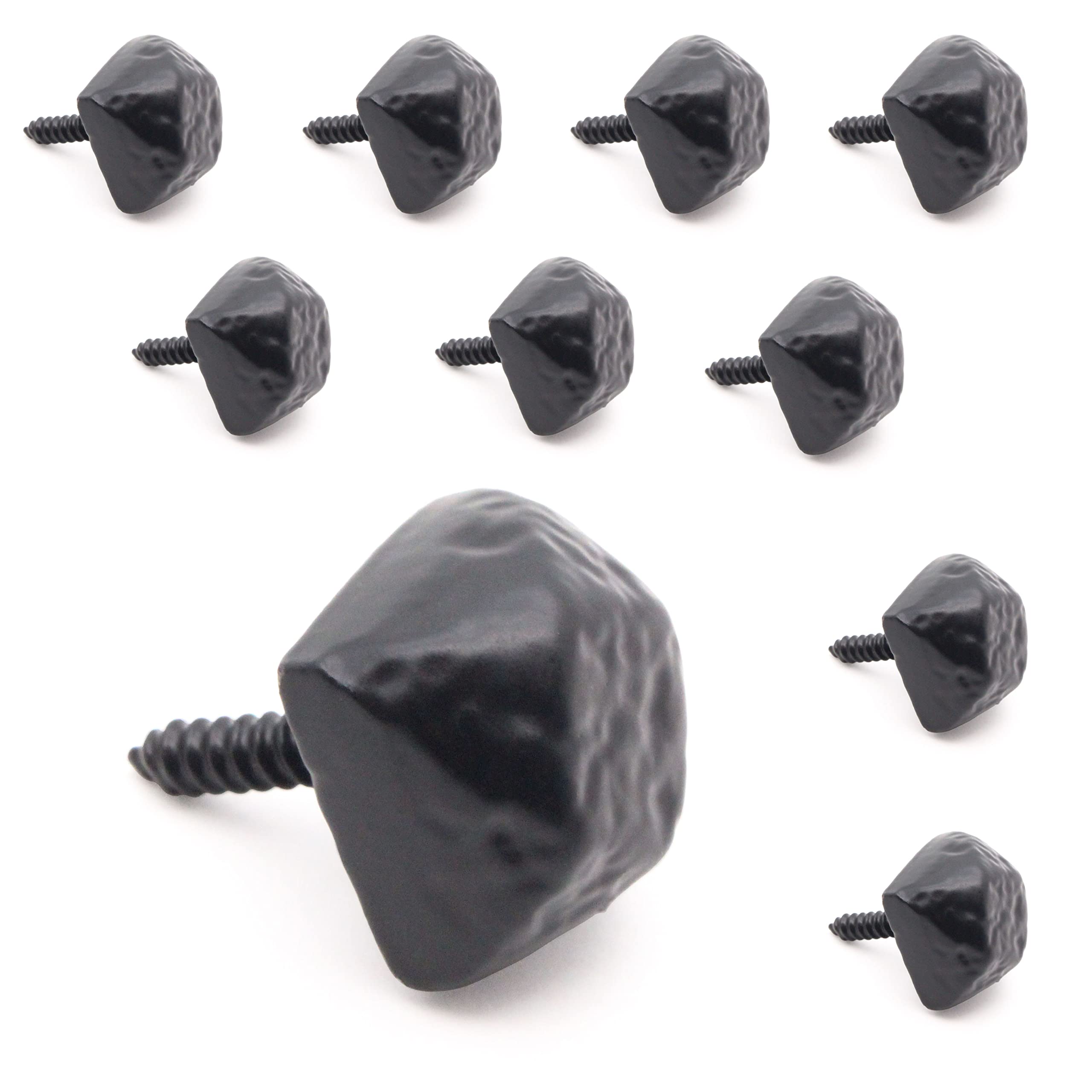 EAI Decorative Door Stud | Black Antique | 19mm | Pack of 10 : Amazon ...