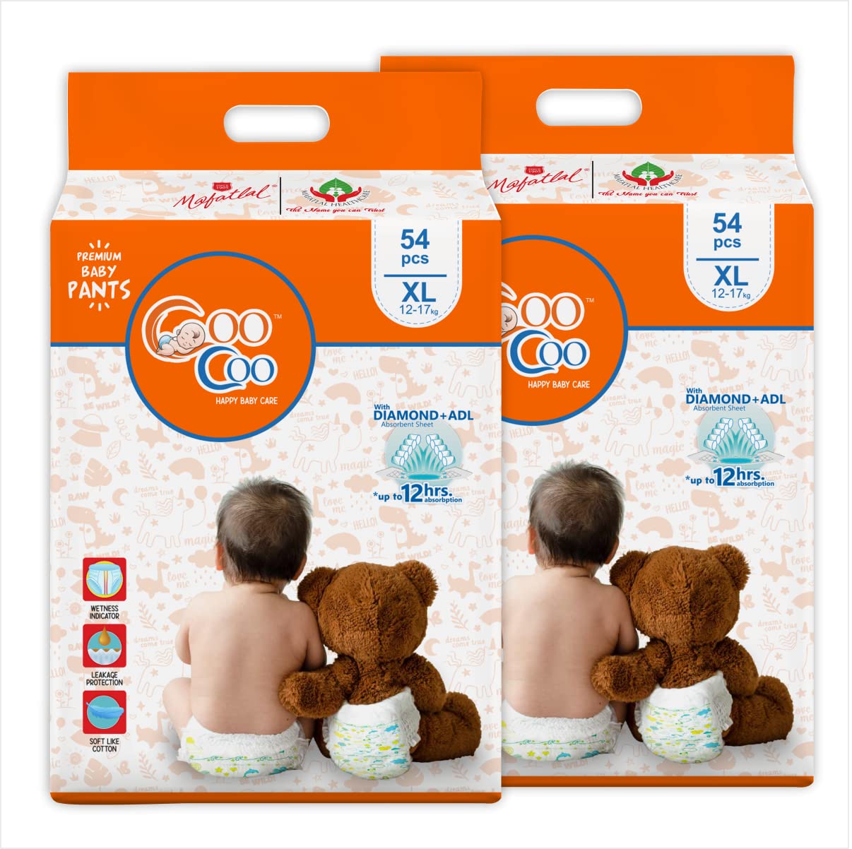 Buy Coo Coo Extra Dry Baby Pullup Diaper Pant Size X-Large (108) Count ...
