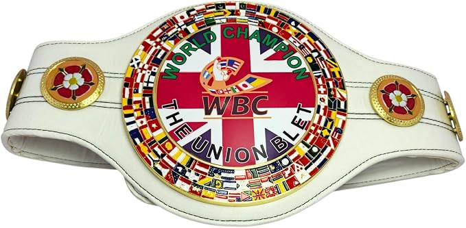 WBC White World Union Championship Replica Belt – Adjustable Adult Size ...