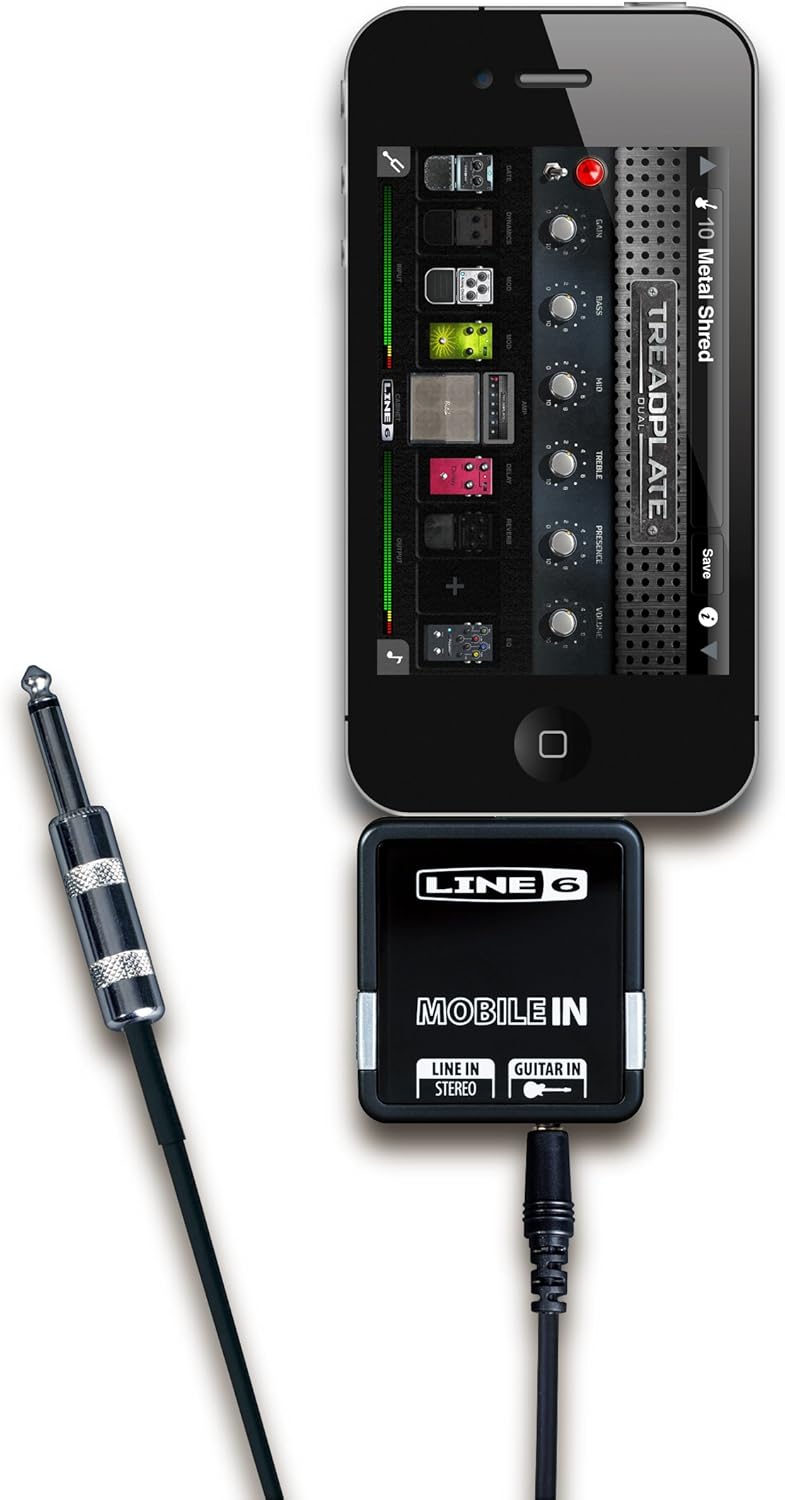 Amazon.com: Line 6 Mobile In audio interface for iOS with Mobile POD ...