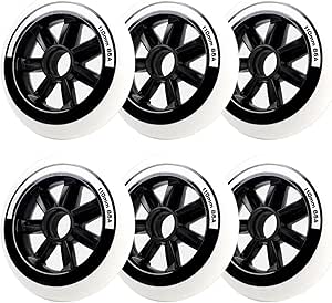 Amazon.co.jp: BaYte 125mm Inline Skate Wheels 85A Hardness Street Speed ...