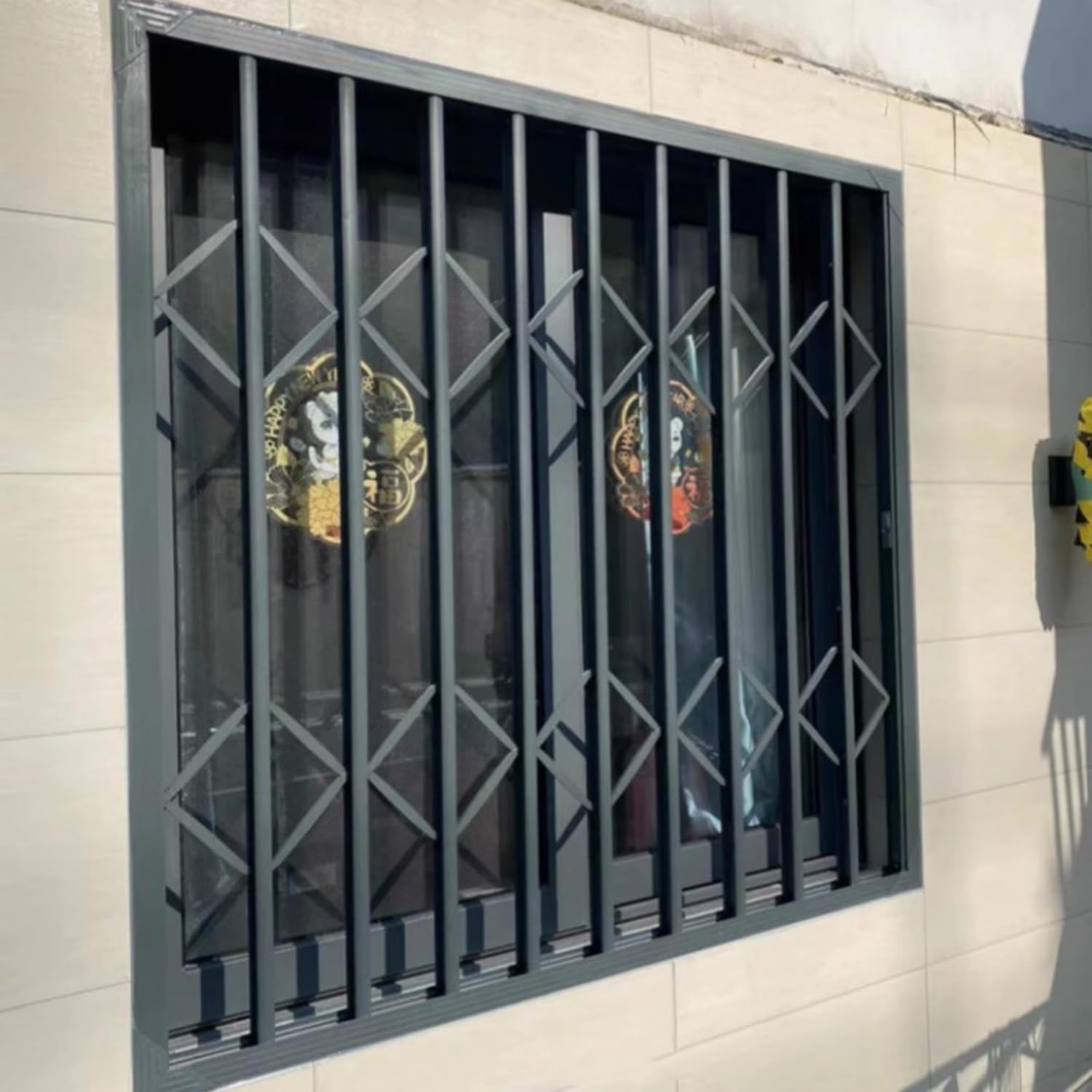 ENHEN Grey Security Window Guards, Customizable Ground Floor Window ...