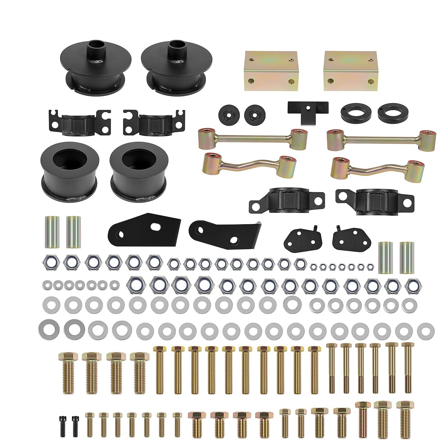 Amazon.com: 2.5" Lift Kit Front and Rear Suspension Leveling Kits with ...