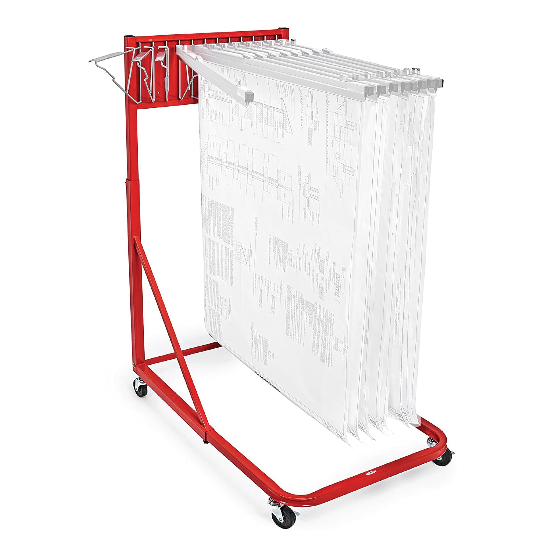 Buy Adir Mobile Blueprint Holder - blueprint Hanging Rack, Display ...