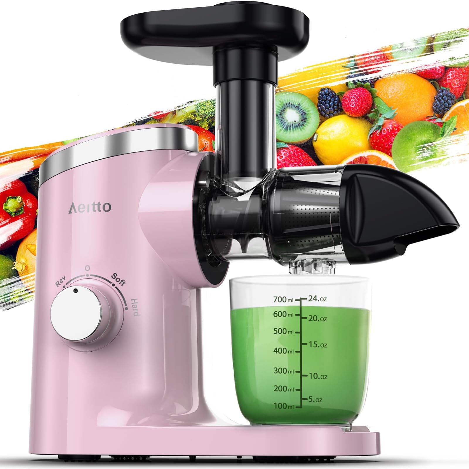 Amazon.com: Fretta Slow Juicers, Cold Pressed Juicer Machine with 3 ...