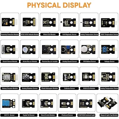 KEYESTUDIO 48 Sensors Modules Starter Kit for Kosovo | Ubuy
