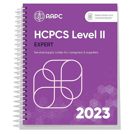 HCPCS Level II Expert 2023 (HCPCS Code Books): aapc: 9781646315840: Amazon.com: Books