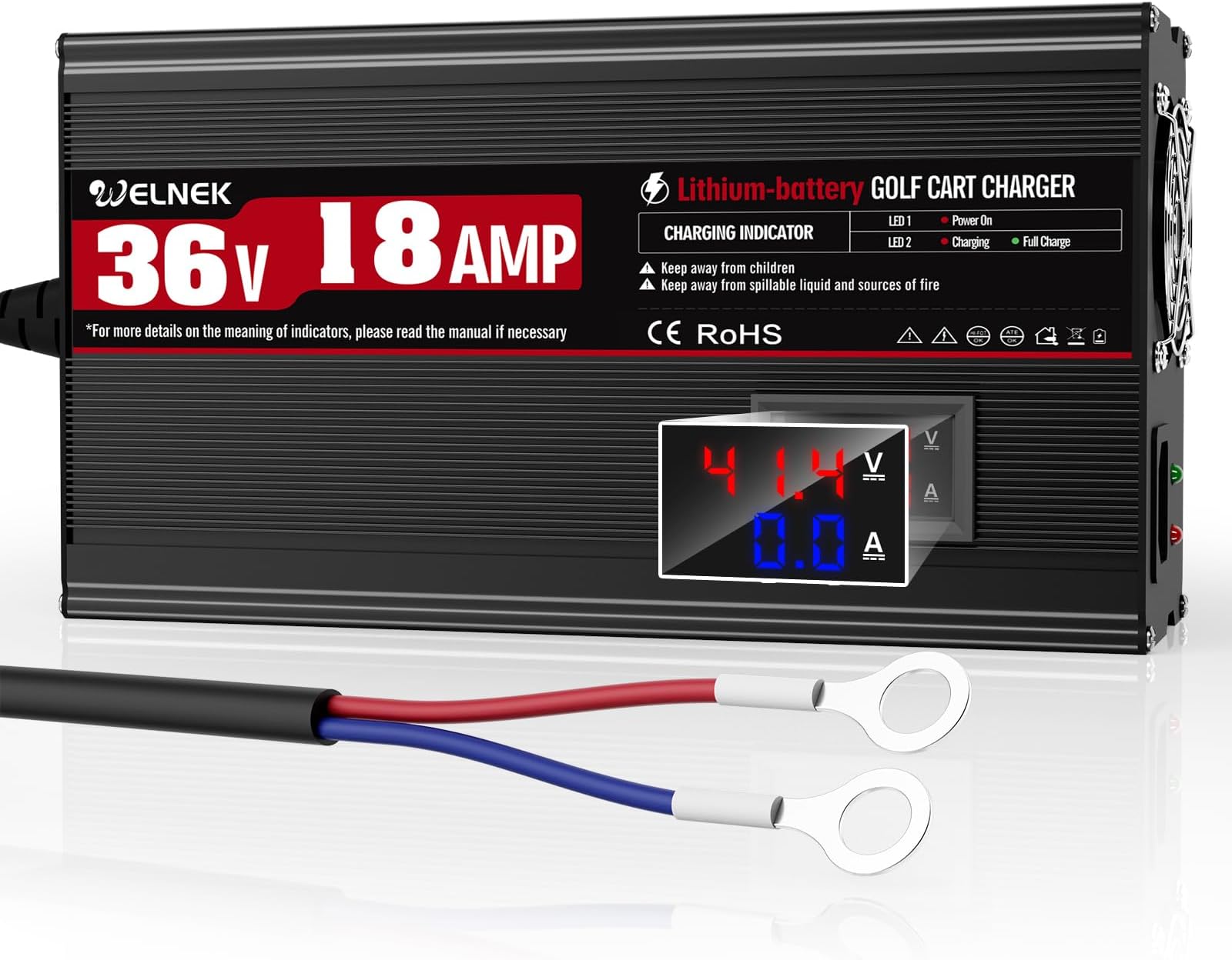 Amazon.com: CMTOOL 36V Lithium Battery Charger, 43.8V 25A Fast Charging ...