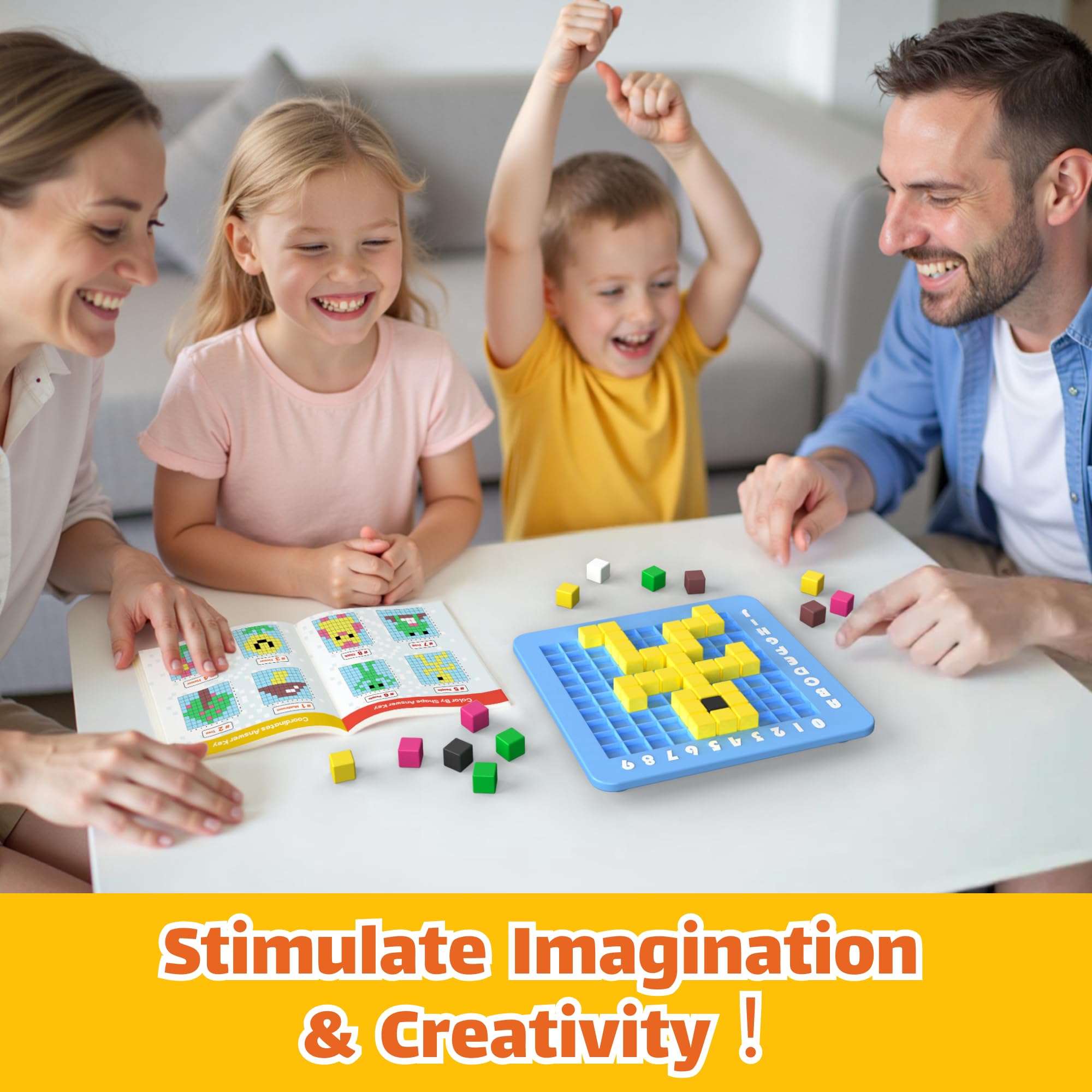 Snapklik.com : STEM Toys Pixel Art Kit For Kids - Arts And Crafts For ...