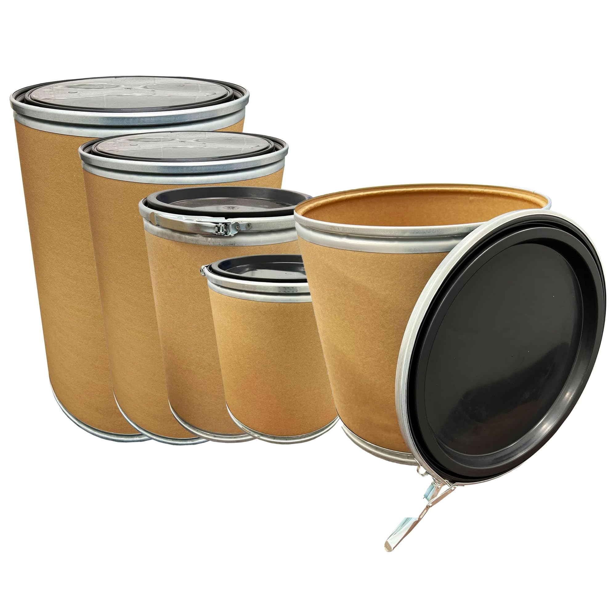 Cardboard Shipping Barrels