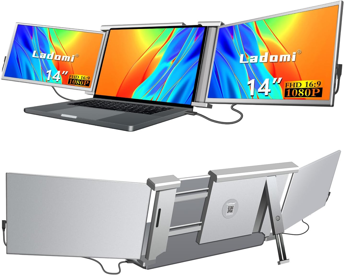 Amazon.com: Verbatim Portable Touchscreen Monitor 17.3" USB-C HDMI Full ...