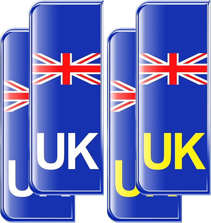 UK Car Stickers for Europe Electrostatic + Self Adhesive UK Stickers ...