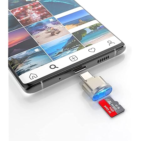 TF Card Reader, USB-C to TF Card Reader, Type C TF Memory Card Reader ...