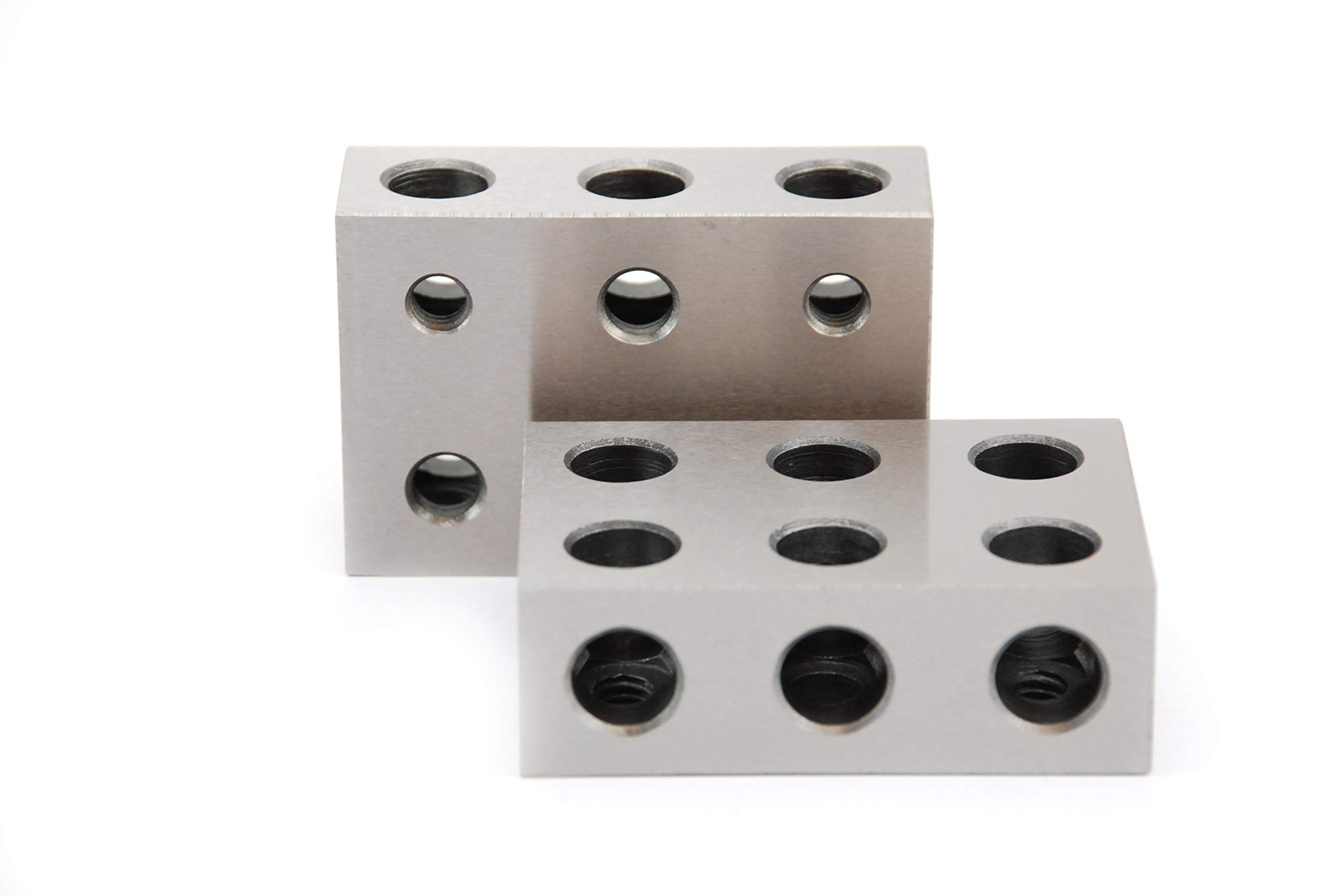 Snapklik.com : 1-2-3 Precision Matched .0002 Pair Blocks W/11 Holes Set ...