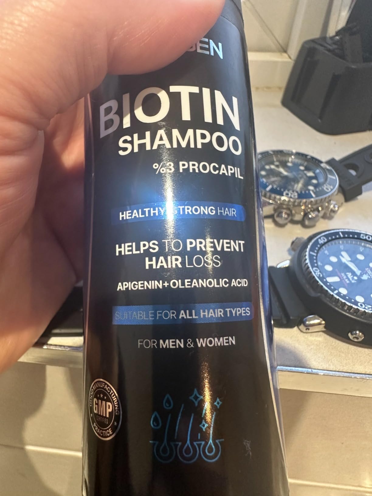 Curegen Biotin Shampoo for Hair Growth and Thinning Hair – Thickening ...