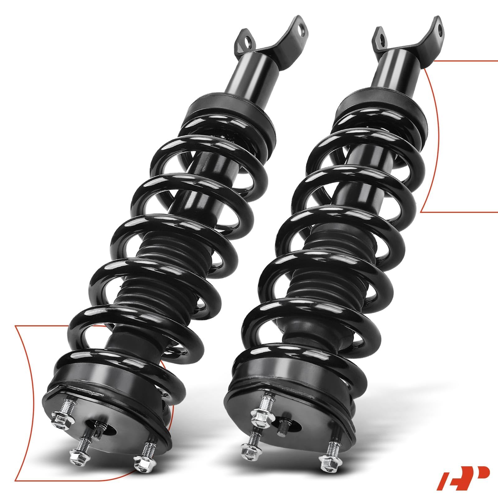 A-Premium Front Pair Complete Struts w/Coil Springs Shock Absorbers ...