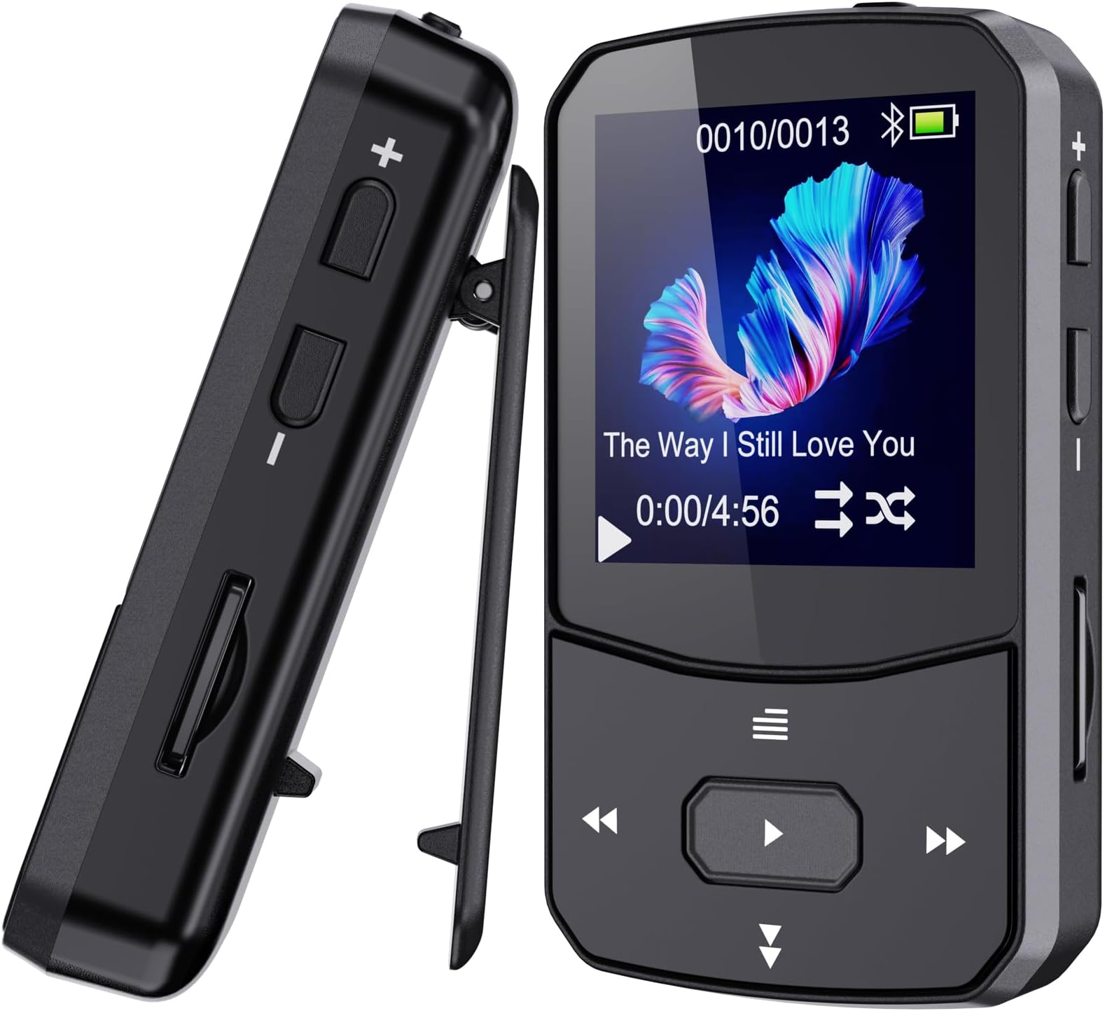 64GB MP3 Reproductor Bluetooth 5.3 Reproductor MP3 con Clip Deportivo ...