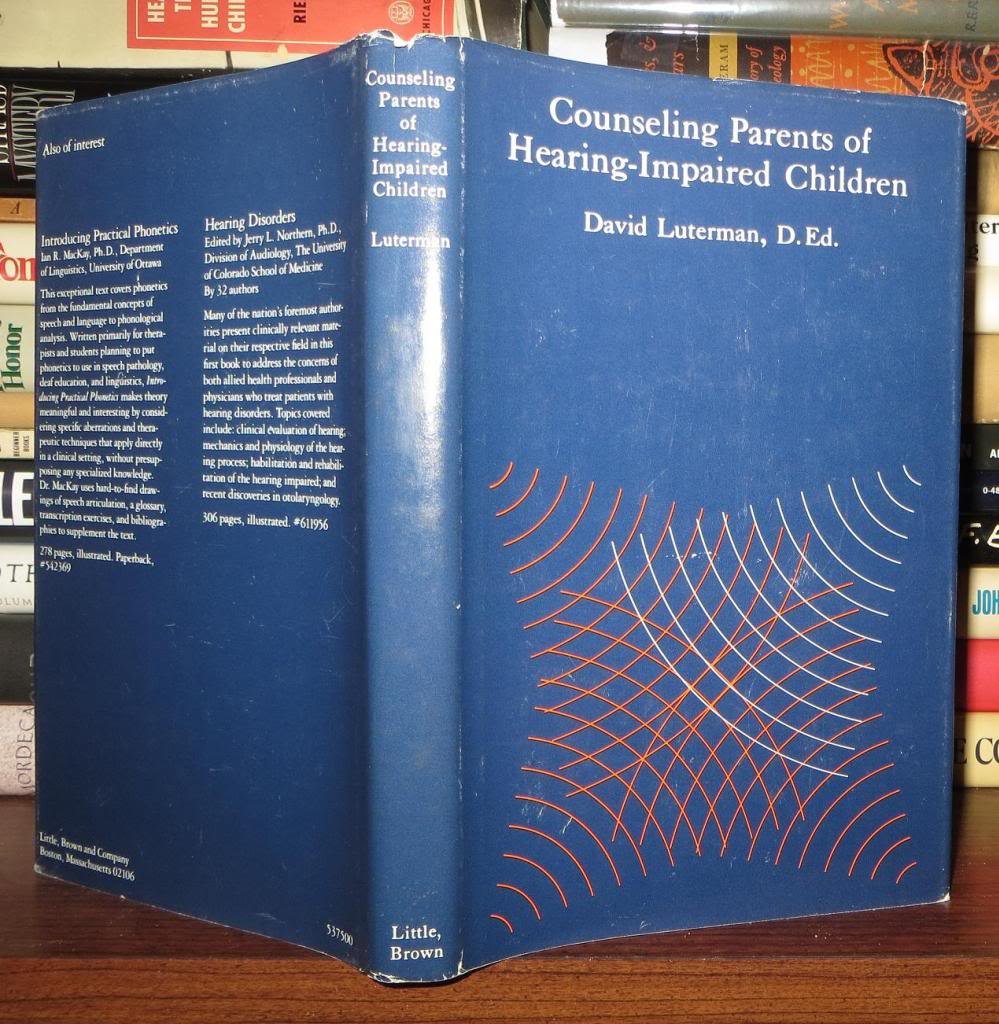 Counseling Parents of Hearing-Impaired Children: Luterman, David ...