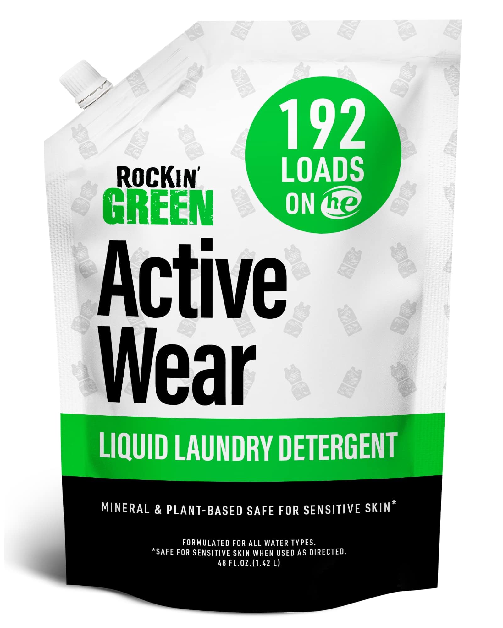 Amazon.com: Rockin' Green Laundry Detergent, Plant based, All Natural ...