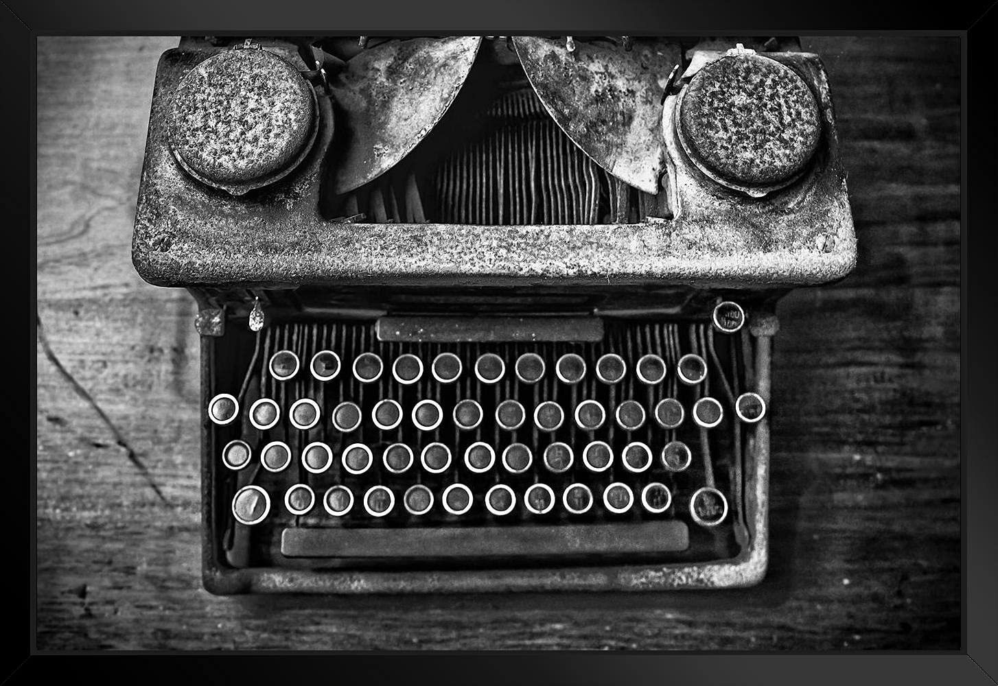 Vintage Black And White Photography Typewriter