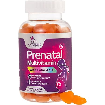 Amazon.com: Folic Acid Prenatal Multivitamin Gummies, Prenatal Vitamins ...