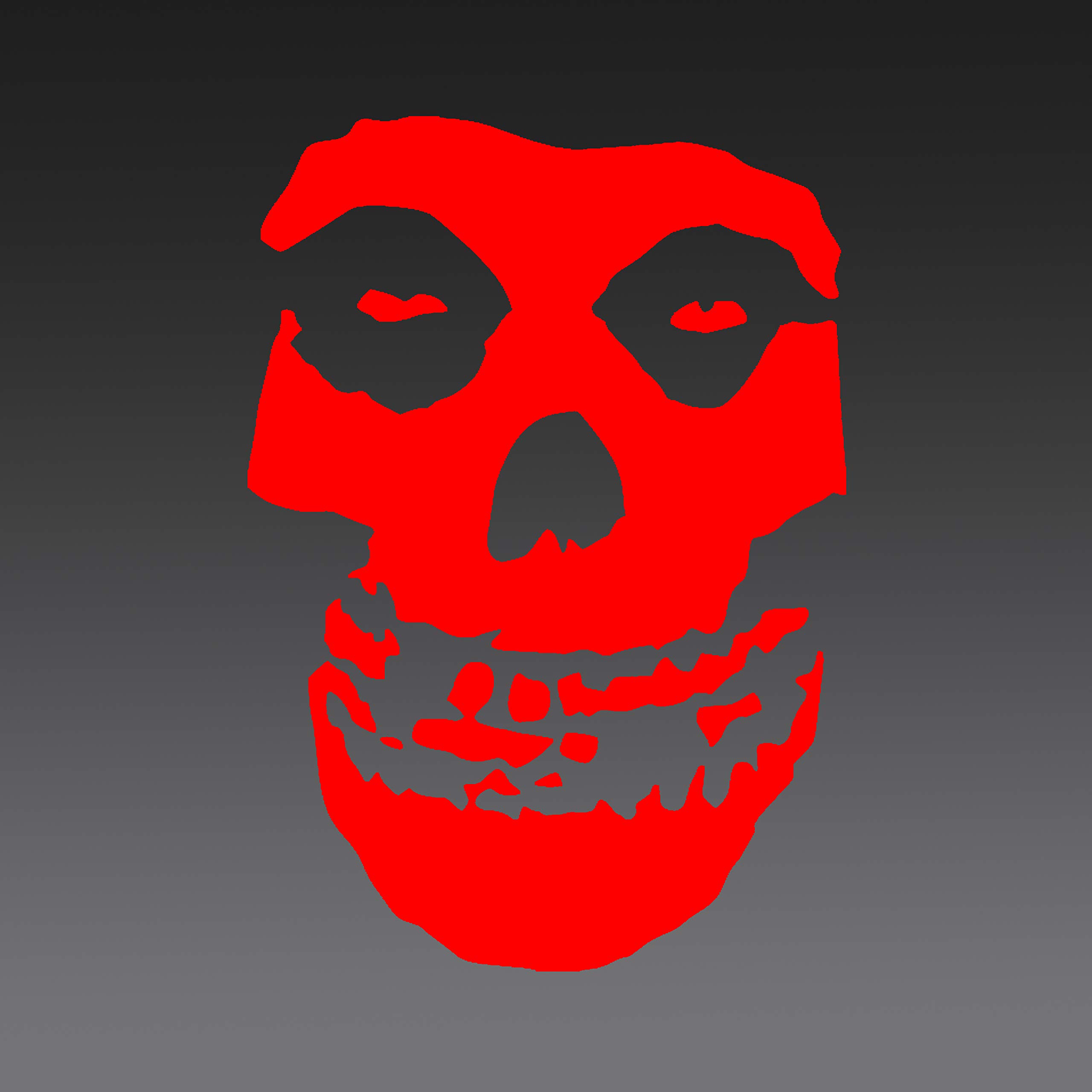 Misfit Skull Red