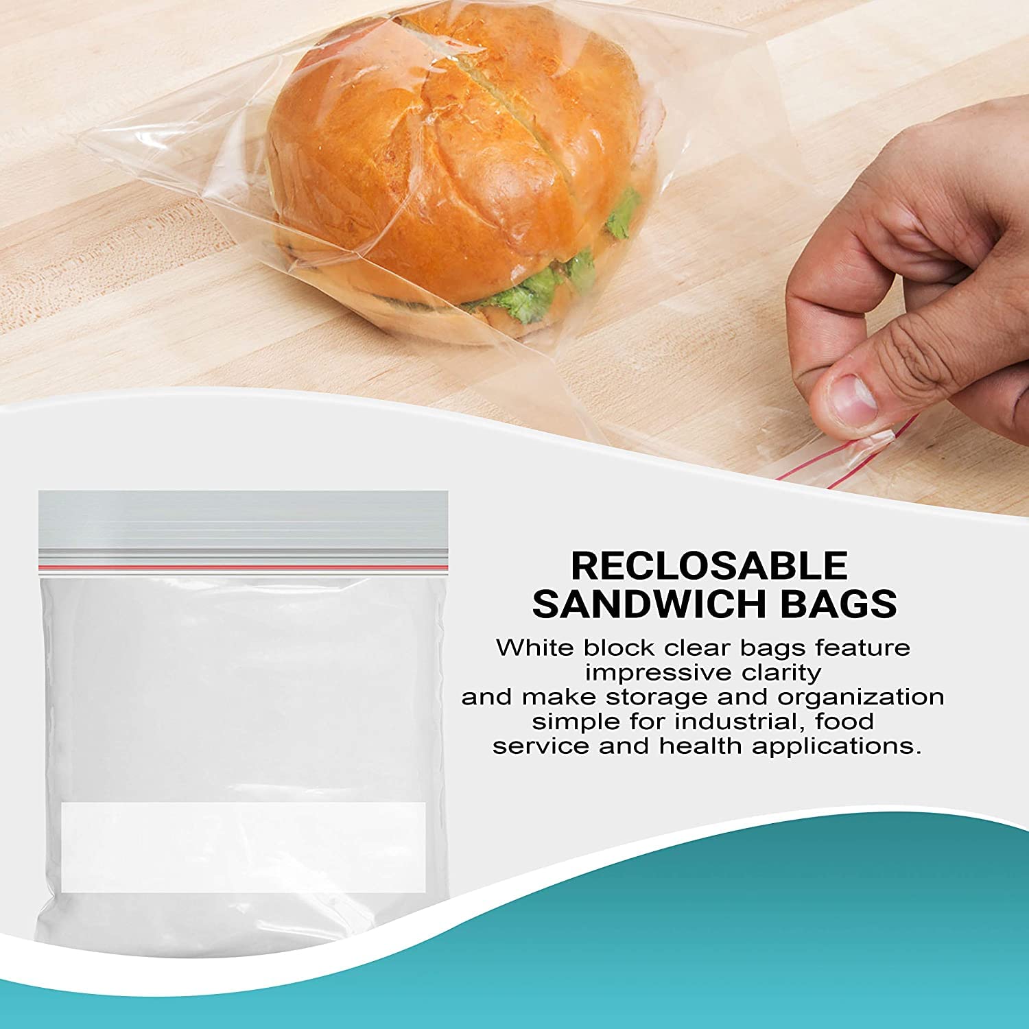 Clear Plastic Sandwich Bag