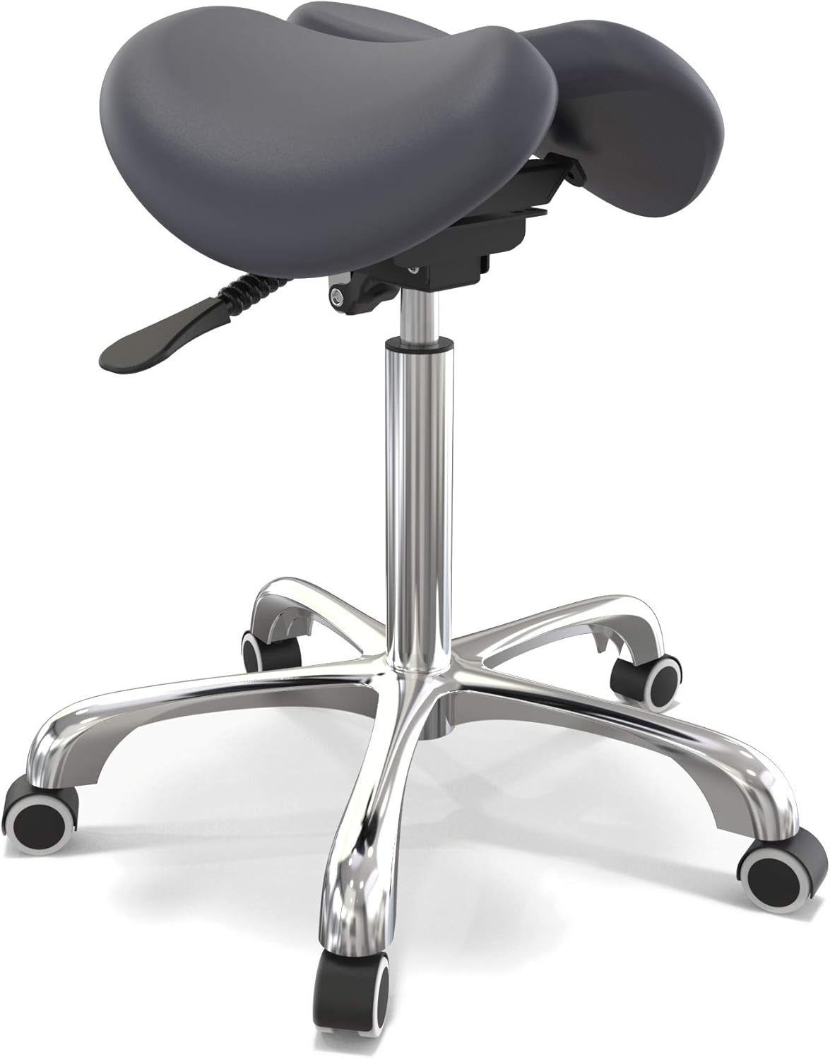 Master Massage Berkeley Ergonomic Split Style Saddle Stool in Royal ...