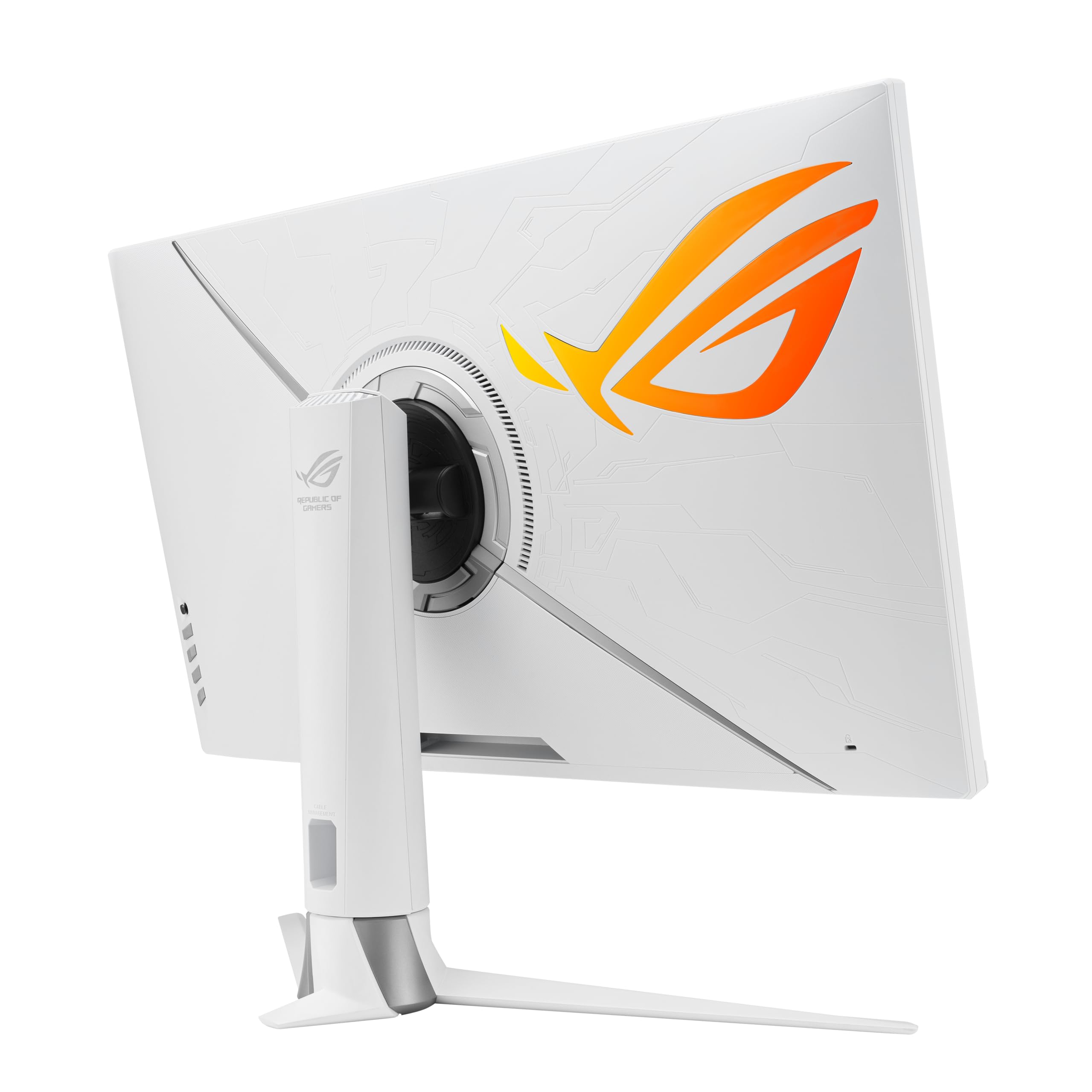 White Gaming Monitor Artistic Dark Purple HD Abstract Wallpapers | HD