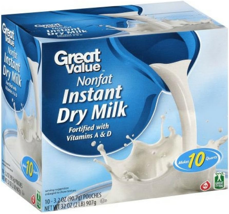Amazon.com: Great Value Nonfat Instant Dry Milk, 32 oz