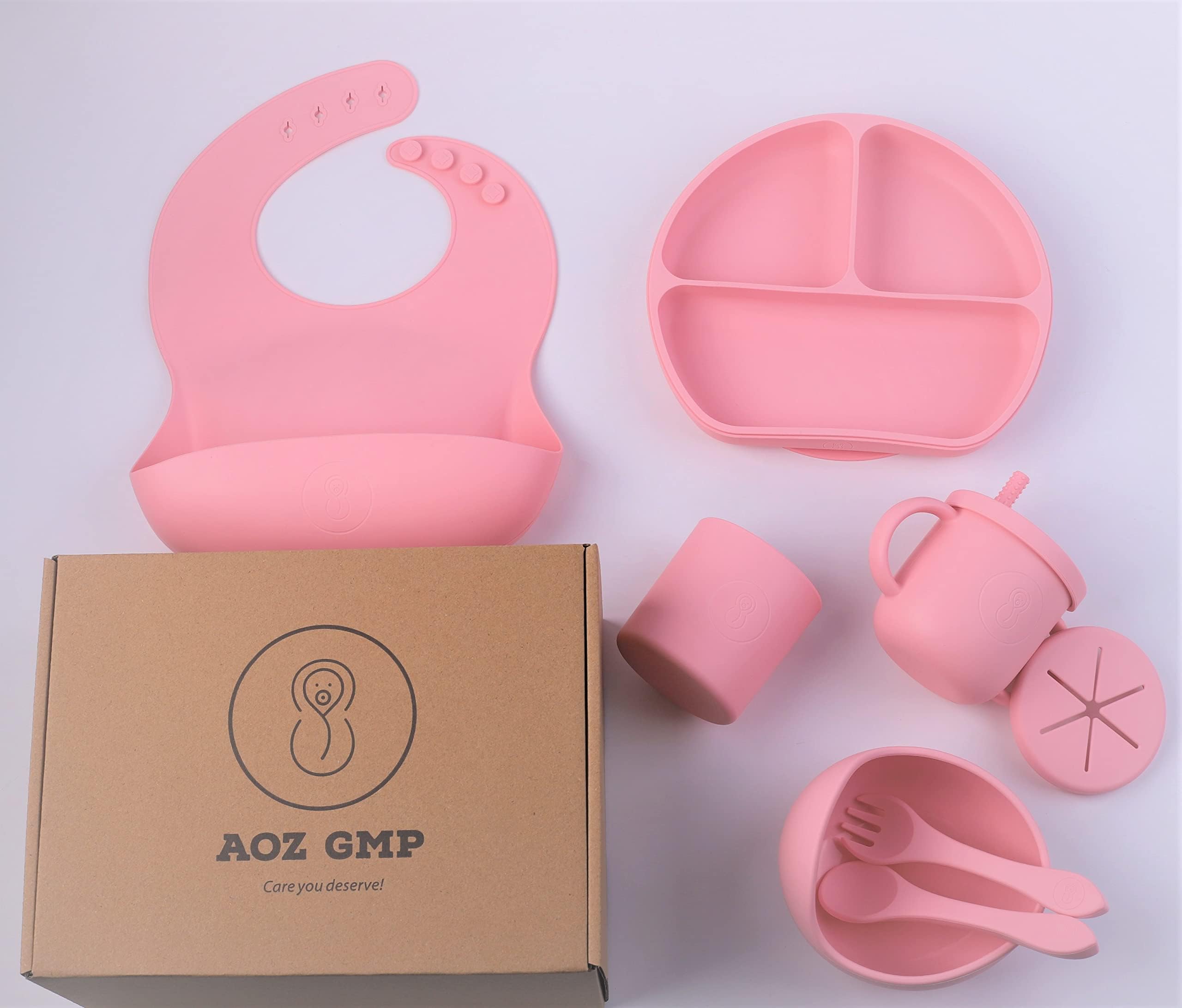 Amazon.com: AOZ GMP Baby Feeding Set 8-Piece Led Weaning Supplies ...
