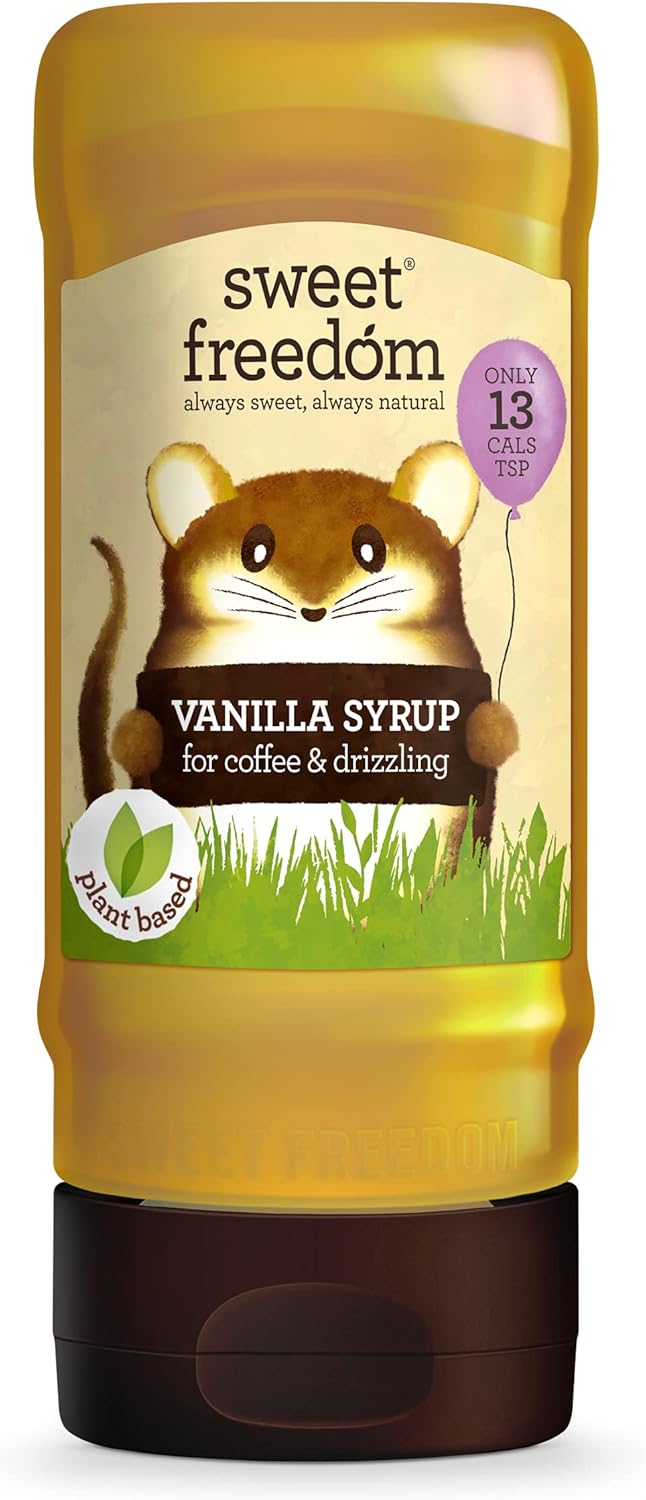 Sweet Freedom Delicious Plant Based Vegan Vanilla Syrup 350g, Pack of 1 ...