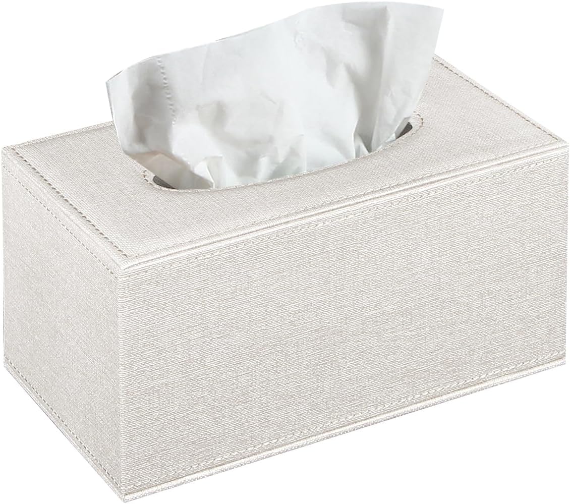 Amazon.com: Tissue Box Cover Rectangular, Compatible with Kleenex Box ...