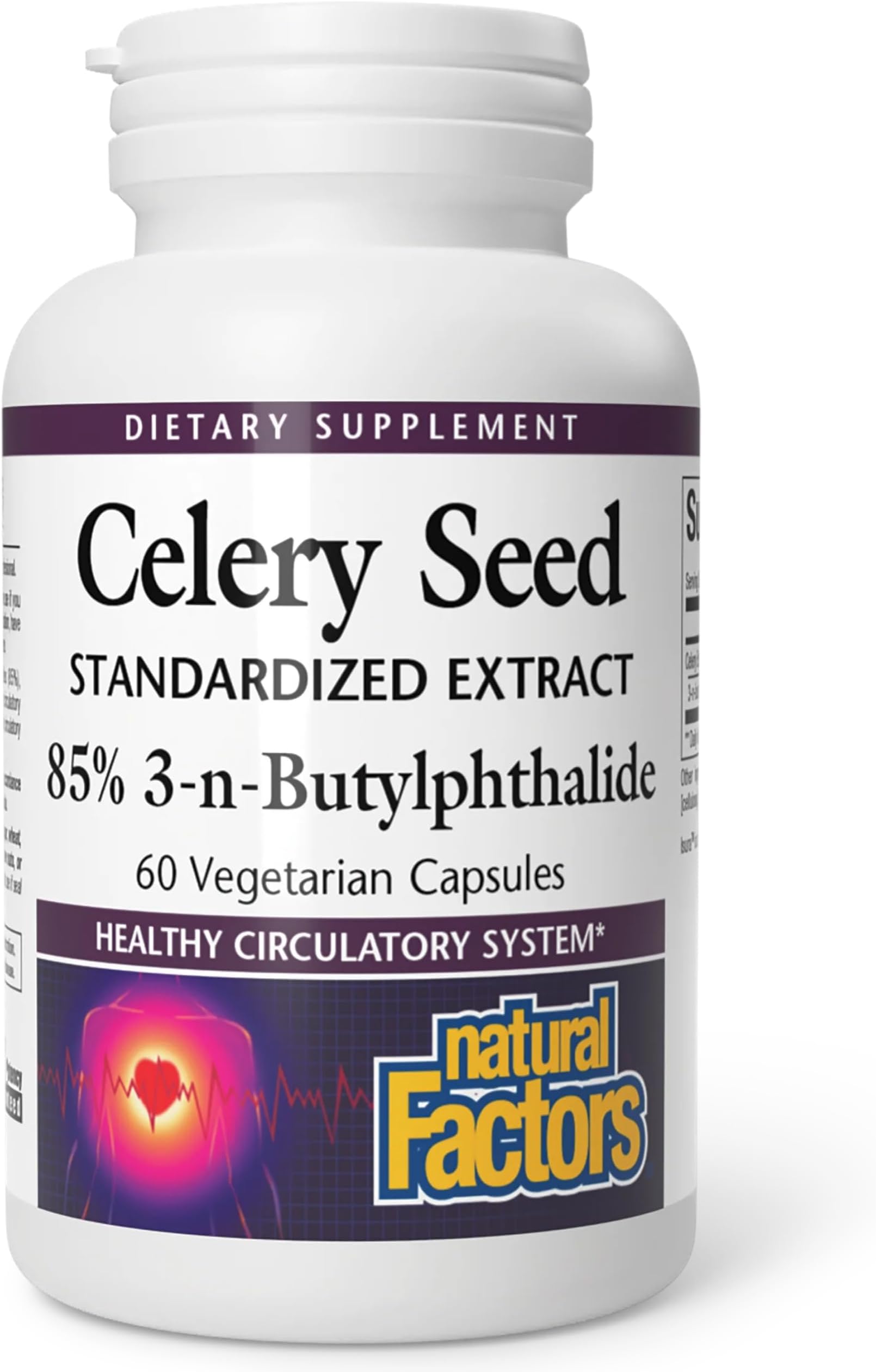 Amazon.com: Celery Seed Extract by Natural Factors, Herbal Supplement ...