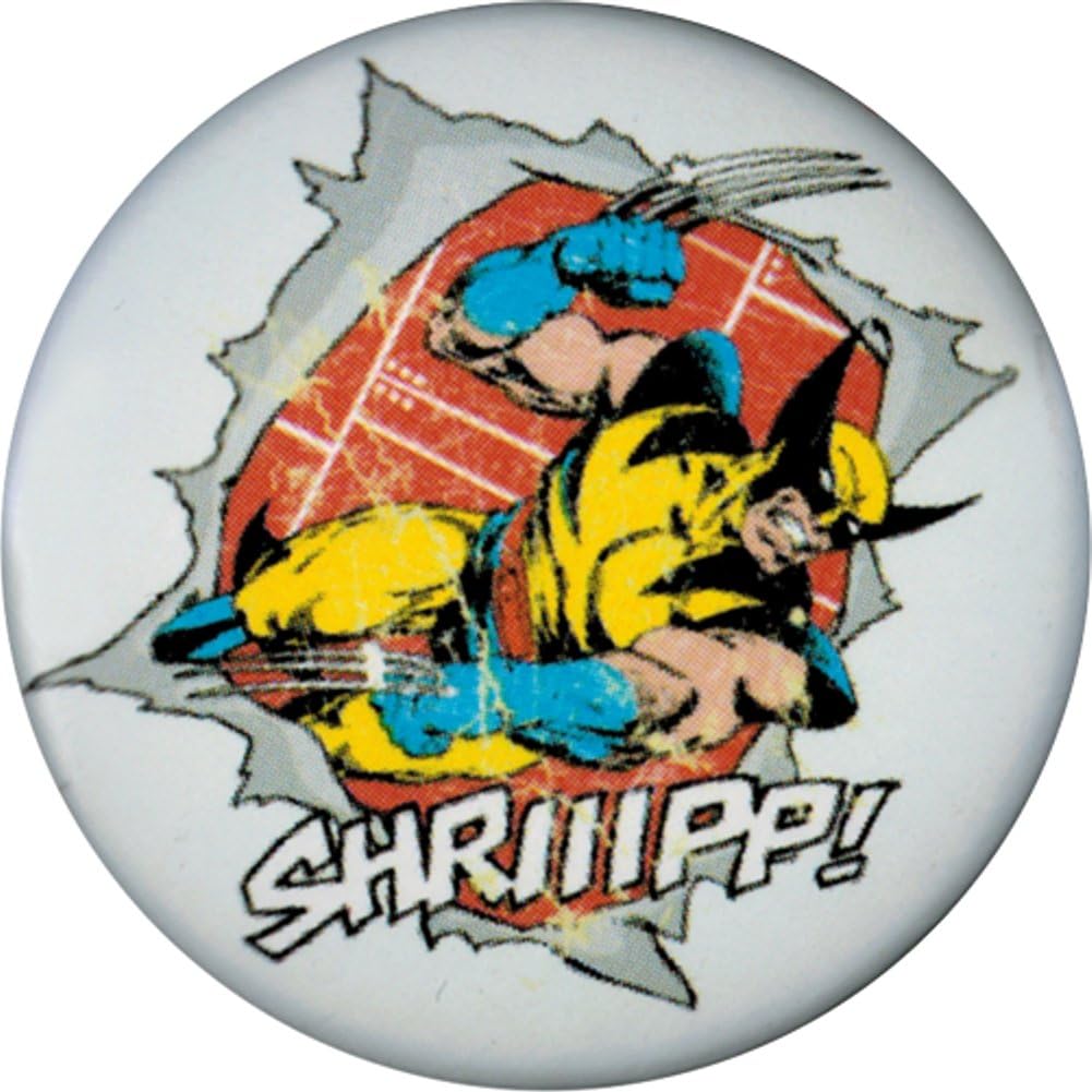 Amazon.com: Wolverine - Slashing Through Button - 1.25" Round Button ...