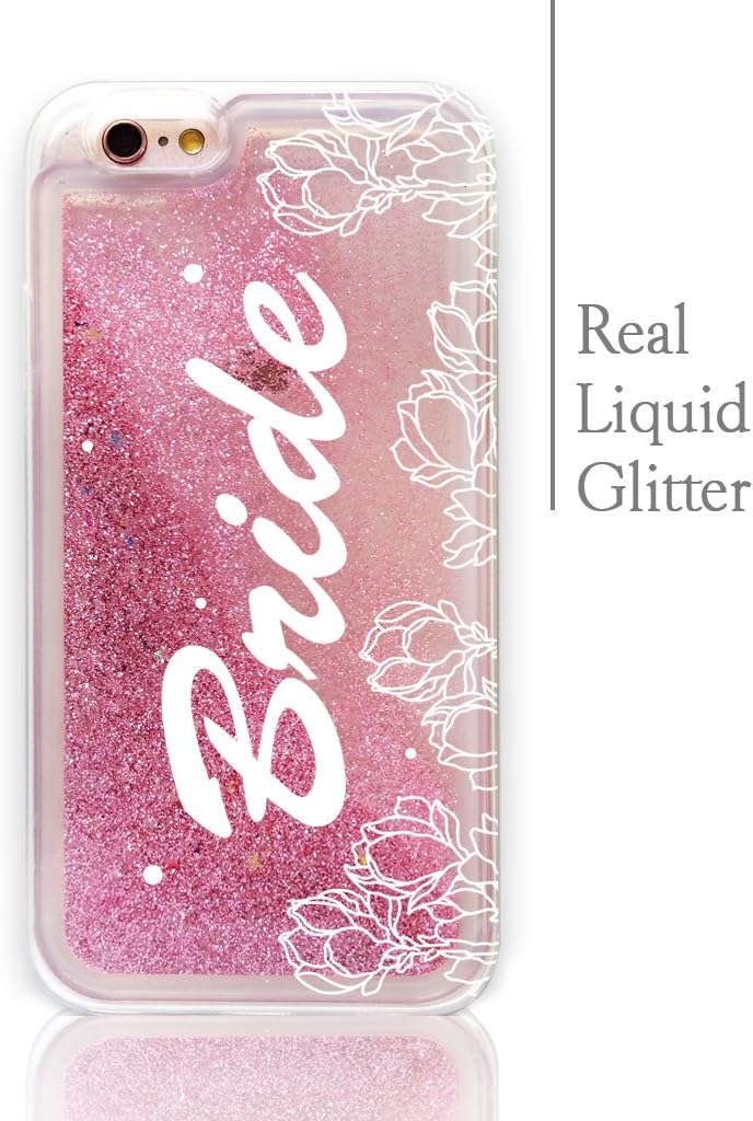 Amazon.com: Bride Glitter iPhone 6/6S Case by Catching Rainbows Stylish ...