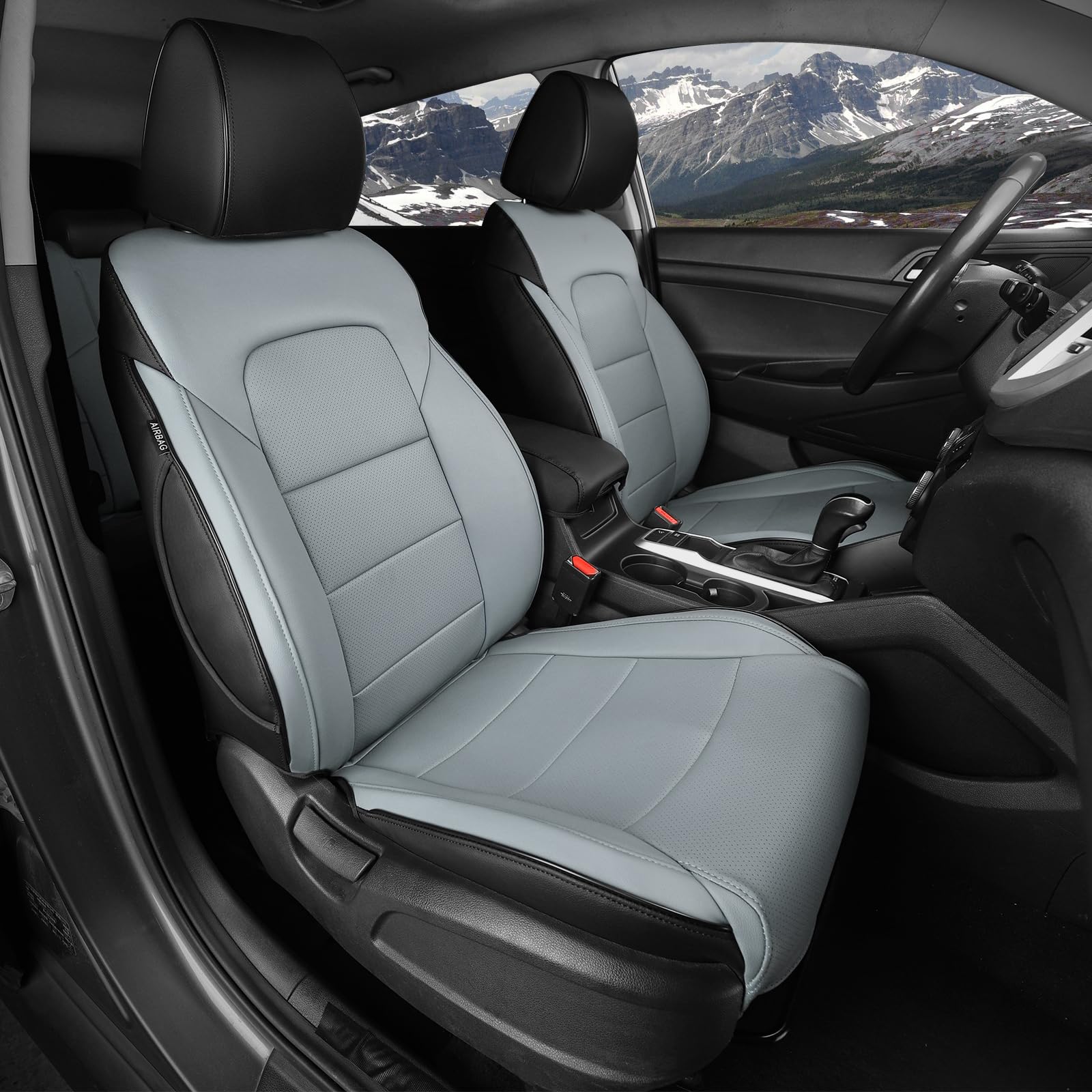 Snapklik.com : HKZ Custom Fit Leather Seat Covers For Hyundai Tucson ...