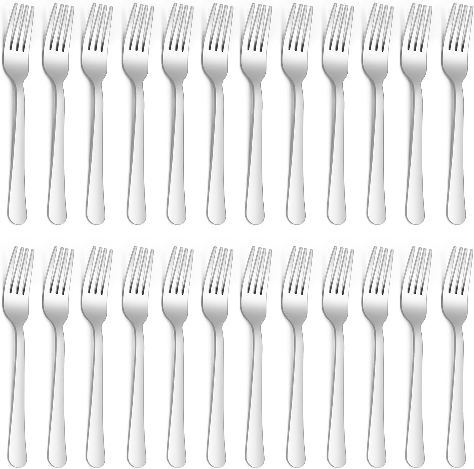 Amazon.com: OPOLIA Dinner Forks Set, 24 Pieces Food Grade Stainless ...