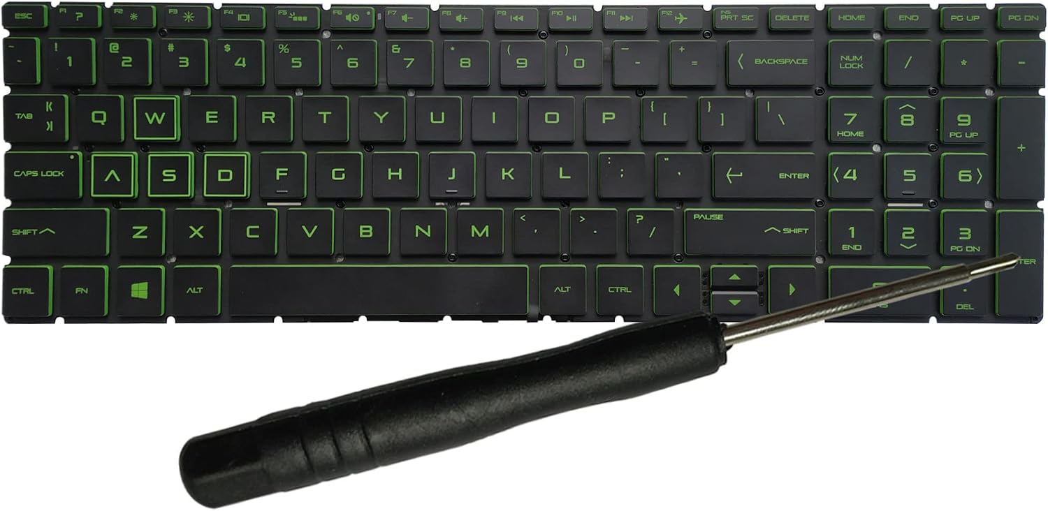 Amazon.com: English Keyboard Compatible for HP 15-DA 15-DB 15T-DA 15T ...