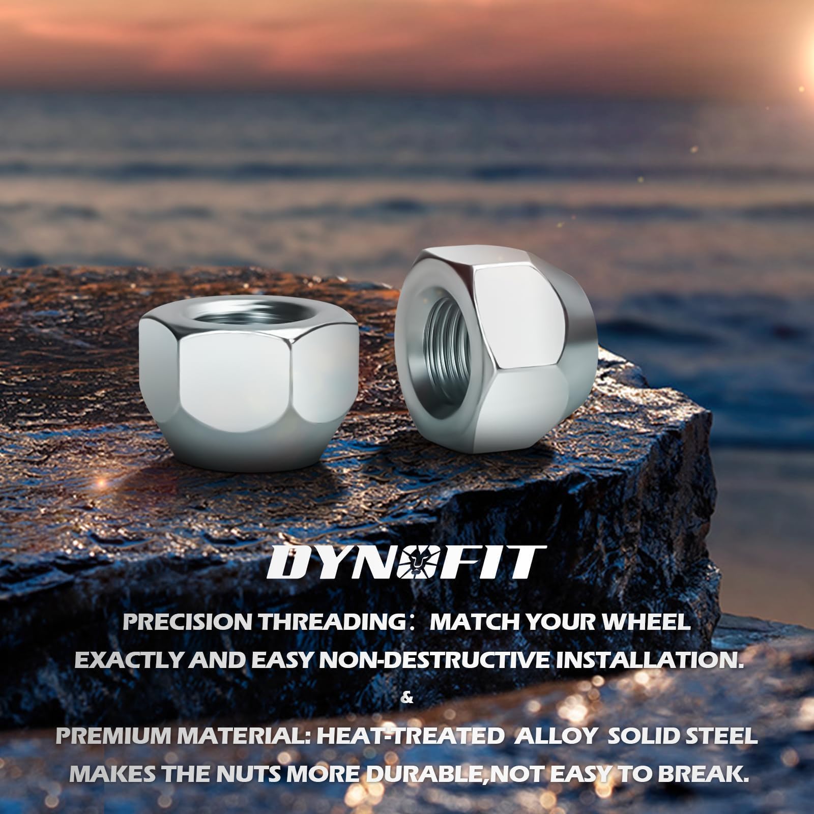 Snapklik.com : Dynofit 1/2"-20 Boat Trailer Lug Nuts,10pcs 509 Open ...