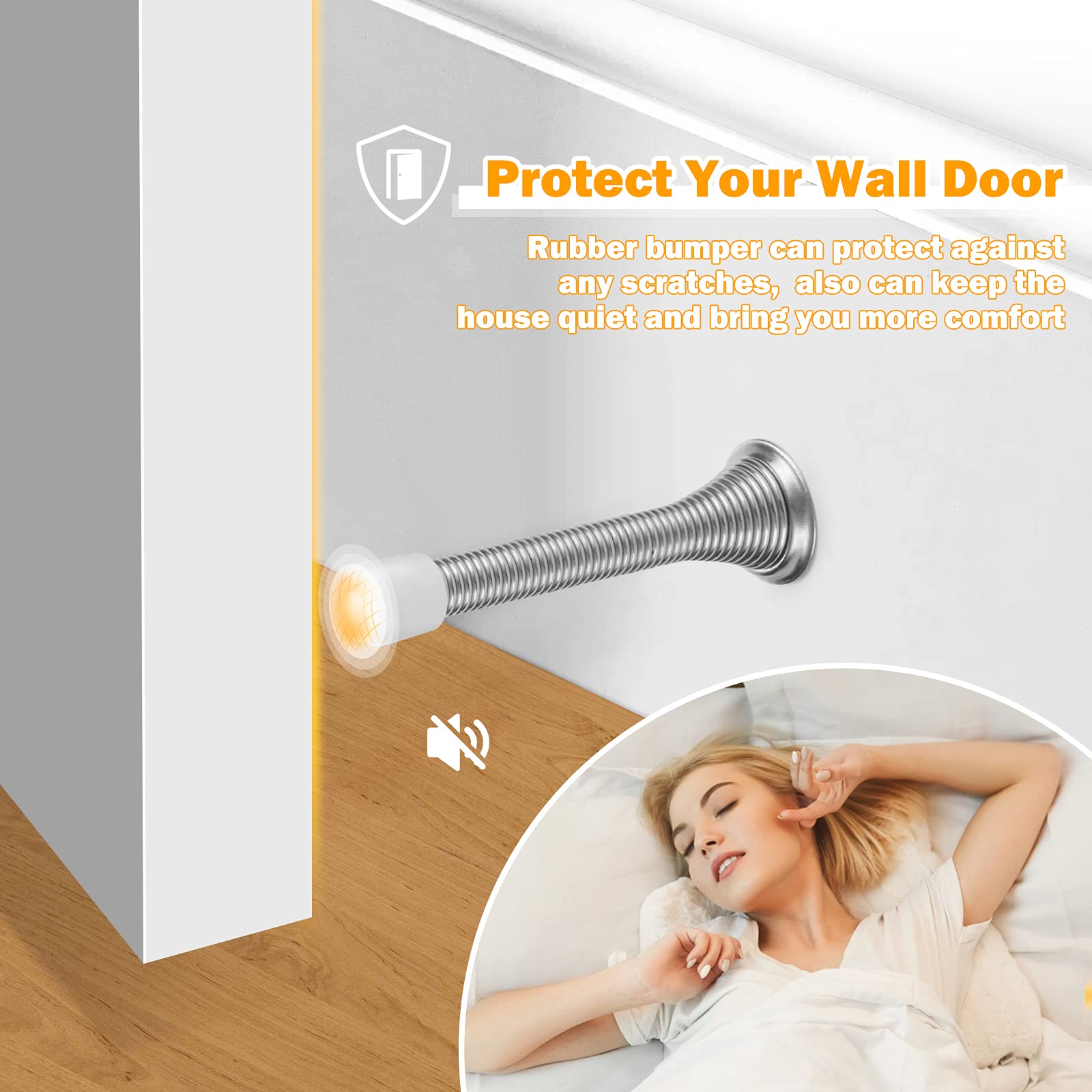 Snapklik.com : Crosize 6 Pack Sliver Spring Brushed Satin Nickle Door ...