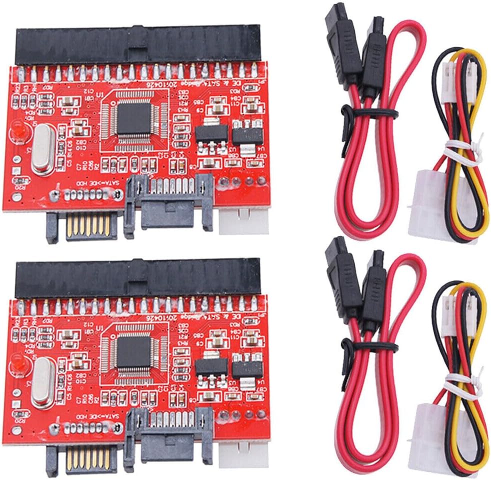 Amazon.com: TEAMWILL 2PCS PATA/IDE to Serial ATA SATA Interface Hard ...