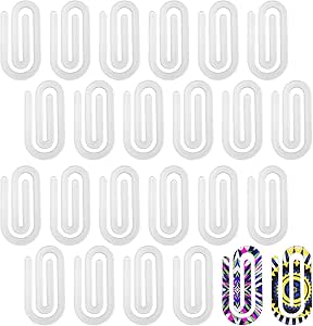 24pcs Sublimation Blanks Acrylic Paper Clips, 4x2in Jumbo Sublimation ...